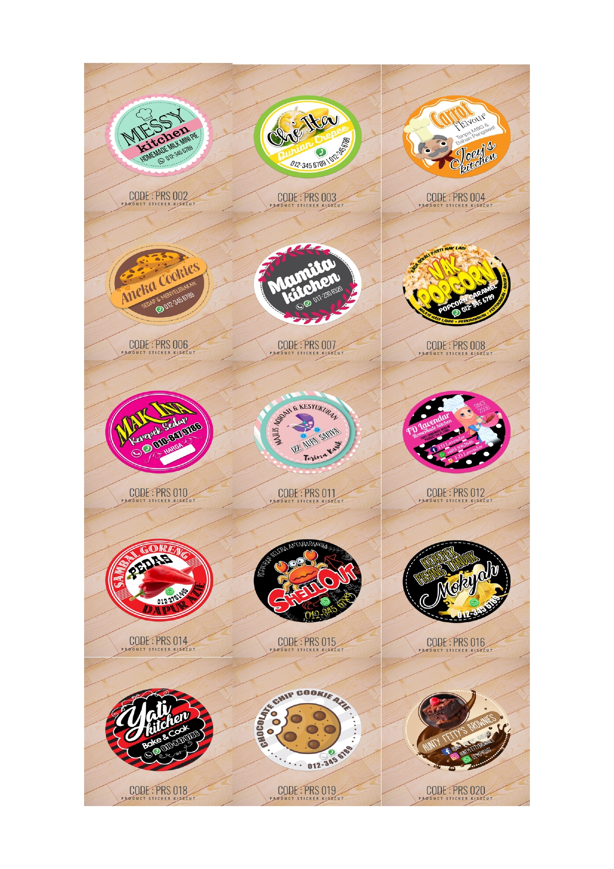 Sticker Label (Catalog) – Hello Printshop
